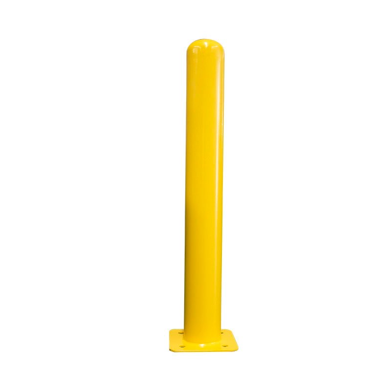 Steel Fixed Bollard Post Bolt Down Yellow Bollards - JIETIAN丨 ...
