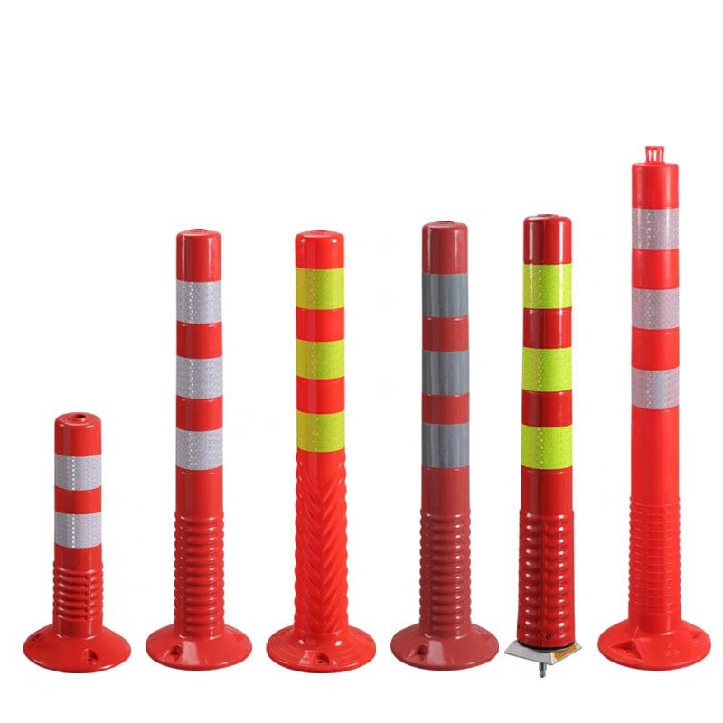 Plastic Flexible Bollards Flex Collapsible Decorative Bollards ...